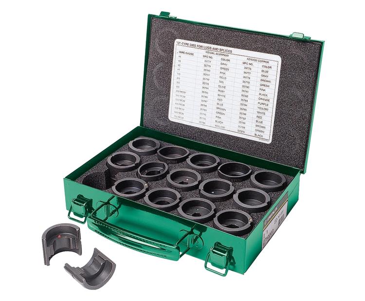 juego De Dados Crimpeadora Greenlee | Acero Comercial Ecuatoriano